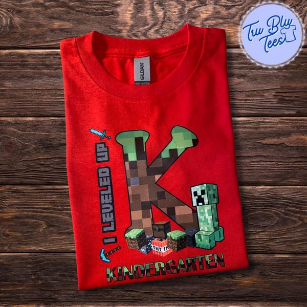 Minecraft Birthday Shirt - Custom Request - Etsy