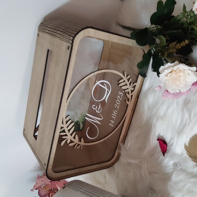 Wedding Card Box Svg, Laser Cutting Project, Svg Dxf Cdr Eps Vector ...