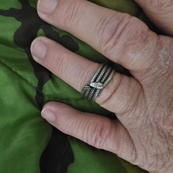 Jesus Christ Men Ring, Religious Signet Ring, IHS Patterned Men Ring ...