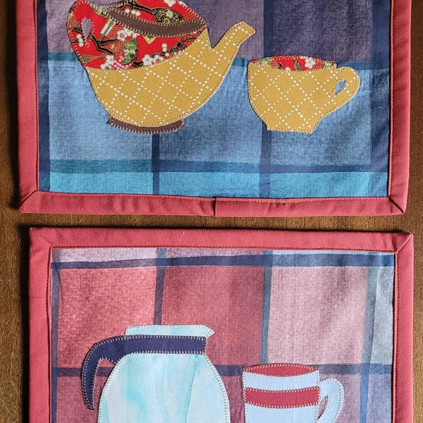 Coffee or Tea Mug Rug Pair Pattern - Etsy