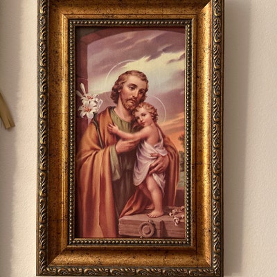 Traditional Image of St. Joseph Canvas Print 8 X 10 - Etsy