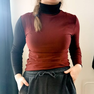 Turtleneck & Mock Neck Top Digital PDF Sewing Pattern // US - Etsy