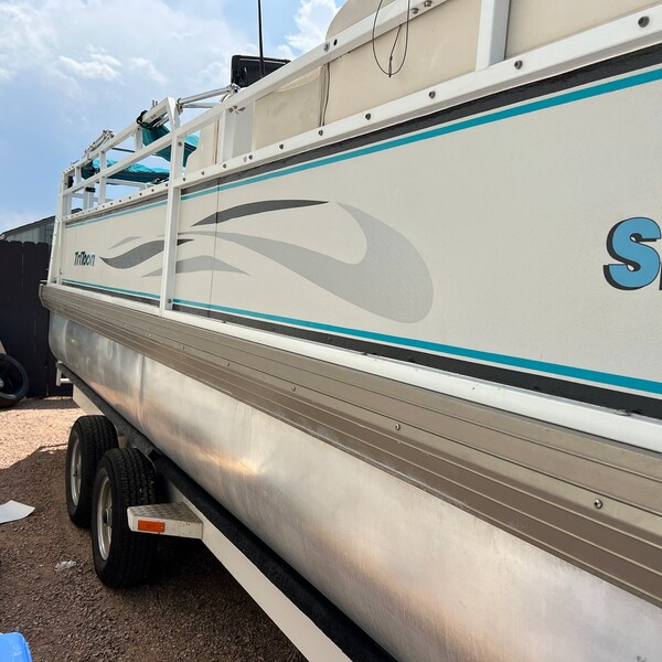Pontoon Graphics Decals Boat Graphics Decals - Etsy