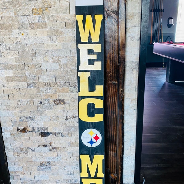 Pittsburgh Steelers Welcome Sign - Etsy Canada