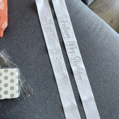 Personalized Satin Sash Pageant Sash Personalized Sash Birthday Party ...