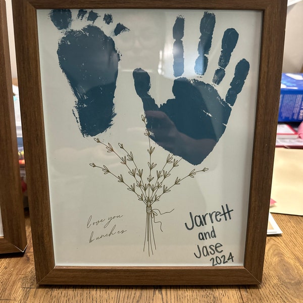 Grandpa Fish Handprint Art Printable | Grandpa Birthday Gift Fishing ...