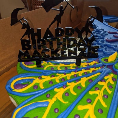 Custom Color Guard Happy Birthday 225-564 Cake Topper - Etsy