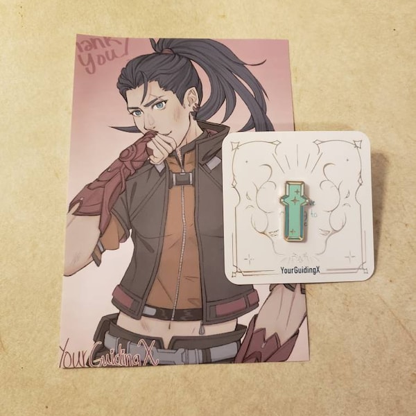 X Chronicles Aegis Core Crystal Enamel Filler Pins - Pneuma Enamel Pin ...