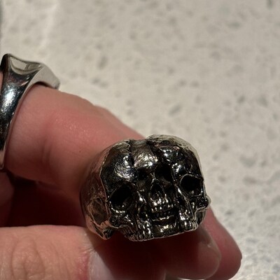 Demon Oni Silver Ring, Japanese Mask Ring, Japan Ring, Hannya Mask Ring ...