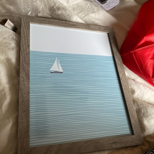 Paddle Print - Painted Canoe Paddles, Oar Art Print, Colorful Vintage ...