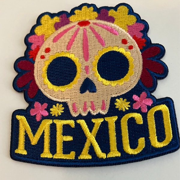Mexico Travel Patch Embroidered Iron on Sew on Badge Souvenir - Etsy