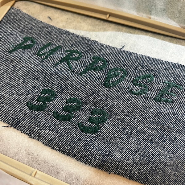 Brush Embroidery Font - Machine Embroidery Design - Fill Stitch ...