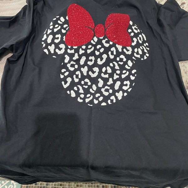 Leopard Print Minnie Shirt | Minnie Disney Shirt | Best Friends Disney ...