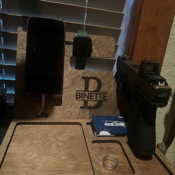 Wooden Docking Station, Police Officer Station, Wood Stand for Gun, Law ...