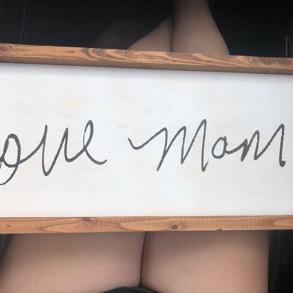 CUSTOM Sign,personalized Sign,loved Ones Handwriting,sentimental Gift ...