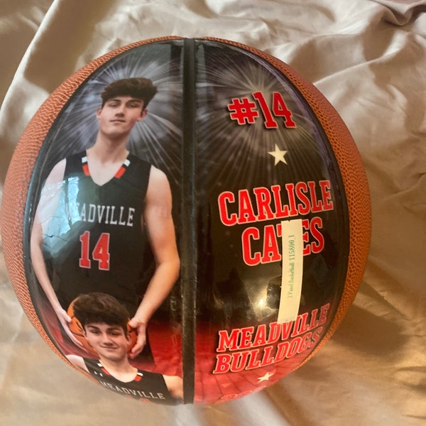 Custom Made Basketball-senior Basketball Gift, Athletic Achievement ...
