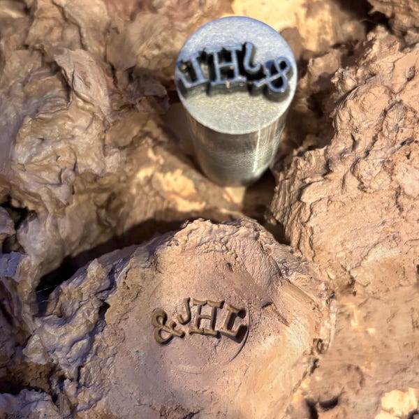 Custom Metal Stamp Personalized Embosser Sterling Stamp Custom Logo ...