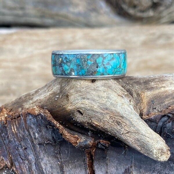 Sterling Silver Ring Blank for Inlay - Etsy