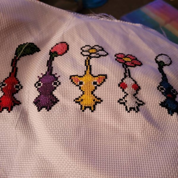 Pikmin Cross Stitch Pattern - Etsy