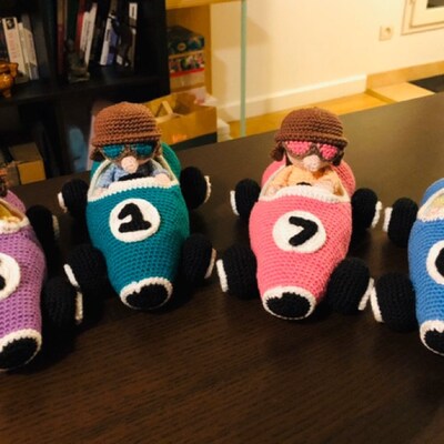 Racing Car PDF Crochet Pattern - Etsy