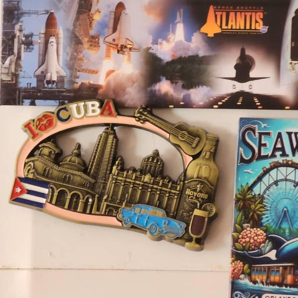 Souvenir Fridge Magnets for Kitchen Refrigerator - 3D Metal Unique ...