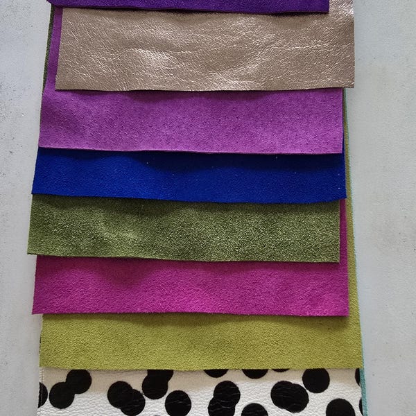 Leather Sage Pebbled Leather Piece 6”x12” Sheets Moxies Leather 1.2mm ...