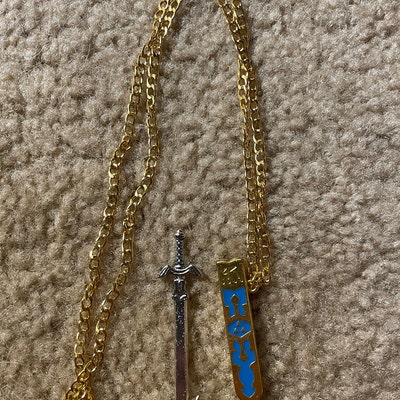 Legend of Zelda Removeable Master Sword Necklace Charm / Pendant ...