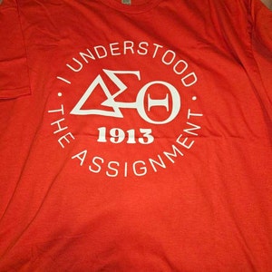 Delta Sigma Theta Sorority, Enough Said, DST 1913, Greek T-shirt - Etsy