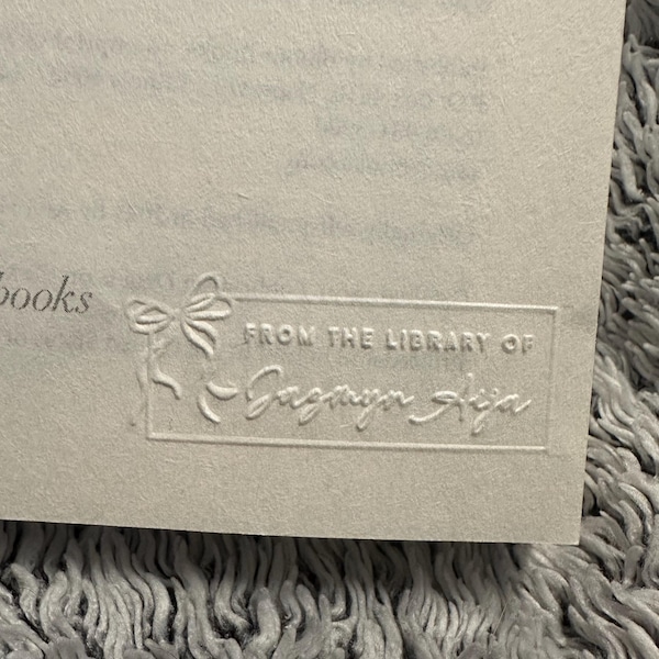 Custom Book Embosser, Rectangular Embosser, Custom Embosser Stamp ...