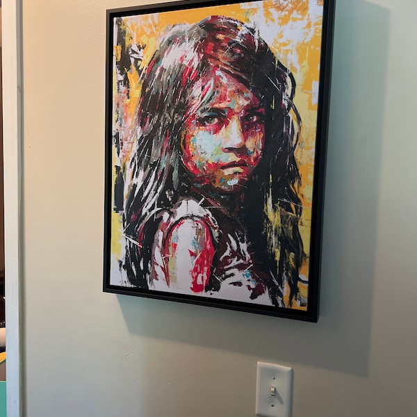 Shai Yossef / Enchanting Innocence: Captivating Painting of a Little ...