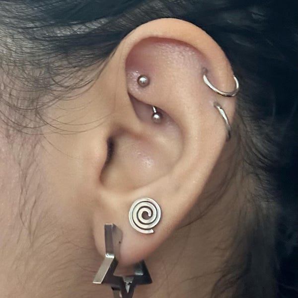 14G Gold Ribbon Bow Belly Ring Surgical Steel Stainless Body Jewelry ...