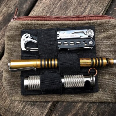 Square EDC / USB Flashdrive Pocket Organizer - Etsy