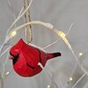Red-winged Blackbird Hanging Decor Wooden Hand Carved Painted Bird ...