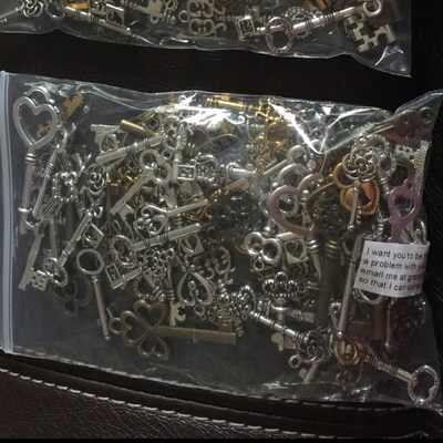 Bulk Lot Skeleton Keys Vintage Antique Replica Charm Jewelry - Etsy