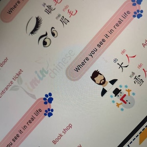 NEW3.0 HSK1 Flashcards 500 HSK1 Words Sentences/color | Etsy