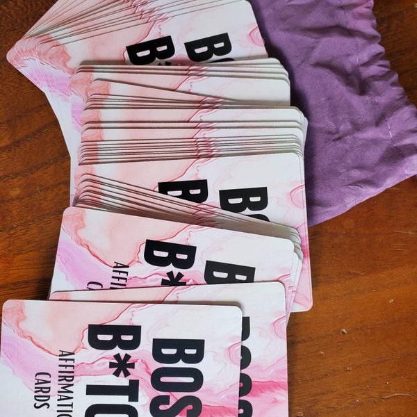 Beginner Oracle Deck, Printable Oracle Cards, Digital Download, Pink ...