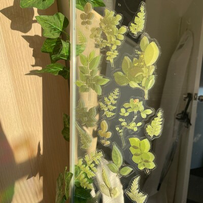 Flower Stickers Floral Stickers Flower Border Stickers - Etsy Australia