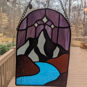 ACOTAR Stained Glass Batwing Suncatcher Sarah J Maas Velaris Bookish ...