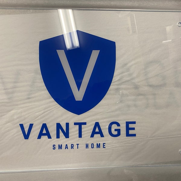 Custom Clear Acrylic Printed Logo With Standoffs, Any Color - Floating ...