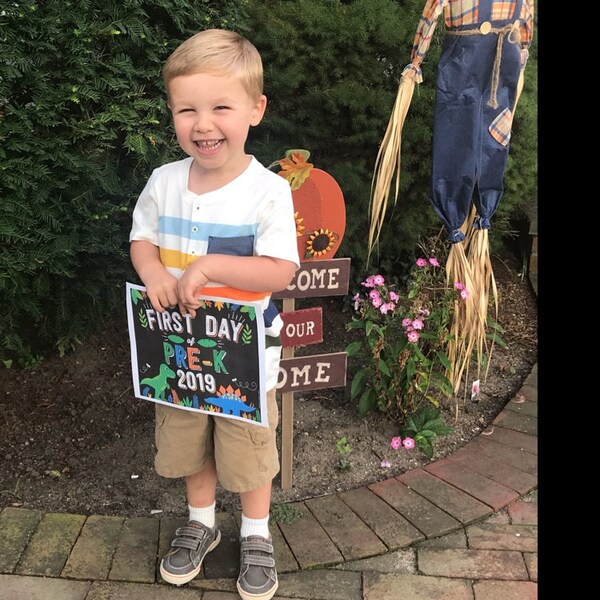 Dinosaur First Day of Prek Sign Instant Download Dinosaurs First Day of ...