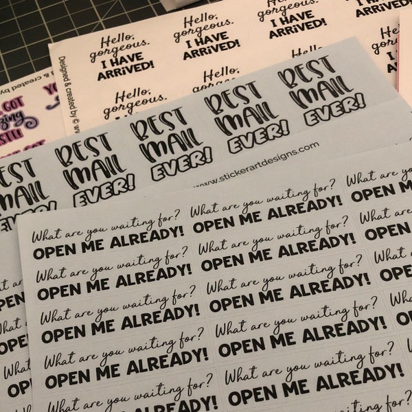 Business Stickers, Packaging Stickers, Fun Colorful Stickers, Small ...