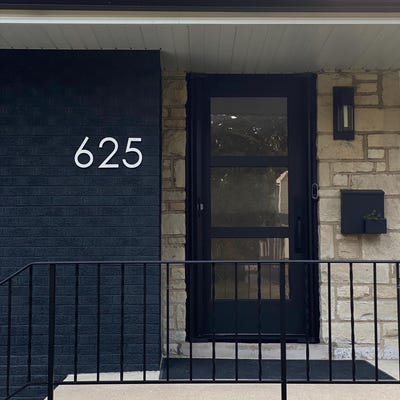 6 Inch Socal Script Style House Numbers Letters - Etsy