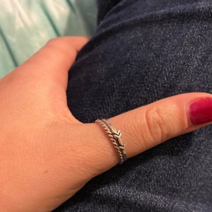 Dainty Arrow Ring Sterling Silver Arrow Rings Boho Jewelry Arrow Stackable Ring Arrow Ring Set ...