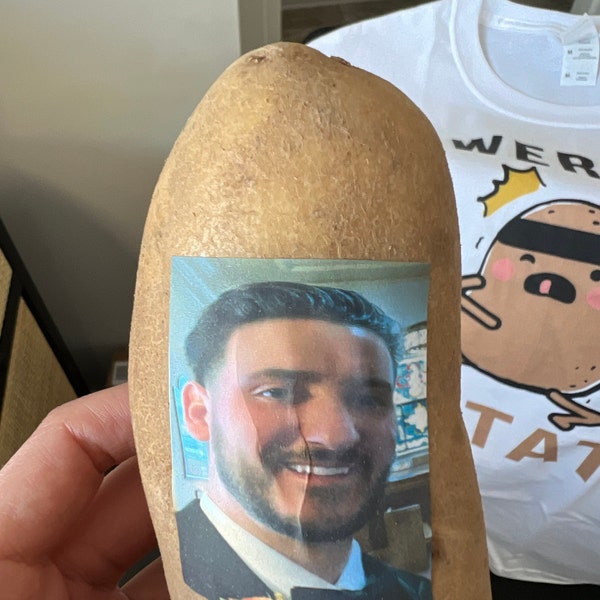 Potato Pal Your FACE on a Potato Send Us Your Image Hilarious Gift for ...