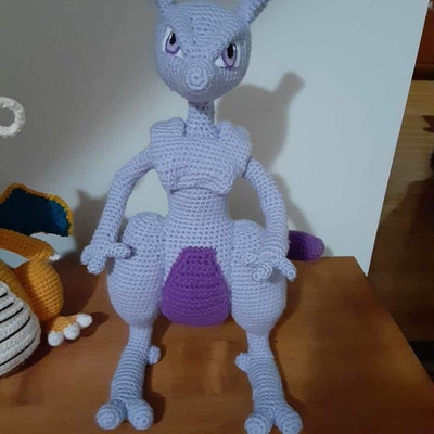 Mewtwo Crochet Pattern PDF File - Etsy UK