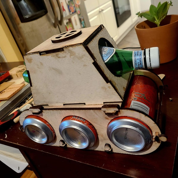 Laser Cut File Vector Bottle Tank, CNC, SVG, DXF, Pdf, Cdr, Patern Cnc ...