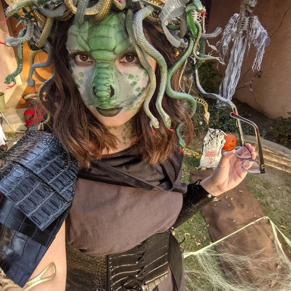 Special FX Makeup - Snake/lizard - Foam Latex Prosthetic Brow & Nose - Etsy