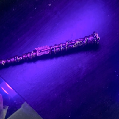Arrow and Flower Magic Wand, Gold Wand, Geek Accessories, Witch Wand ...