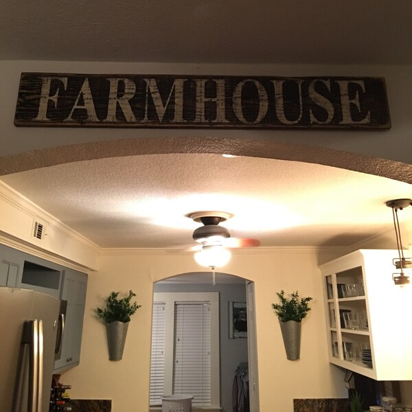 Farmhouse Sign/kitchen Signs/wood Sign/hand Painted Signs/modern ...