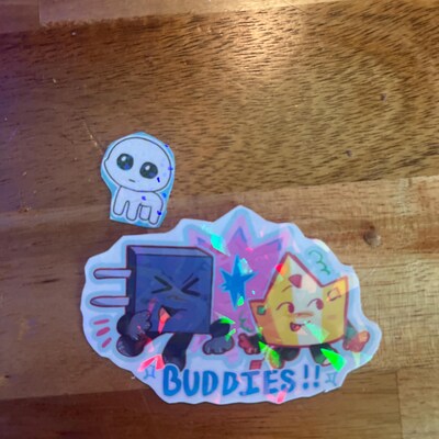 Four Two and X Holographic Vinyl Sticker BFDI / BFB / TPOT / Xfohv ...